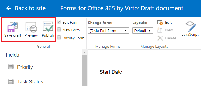 Office 365 Forms Designer App Update 07 2018
