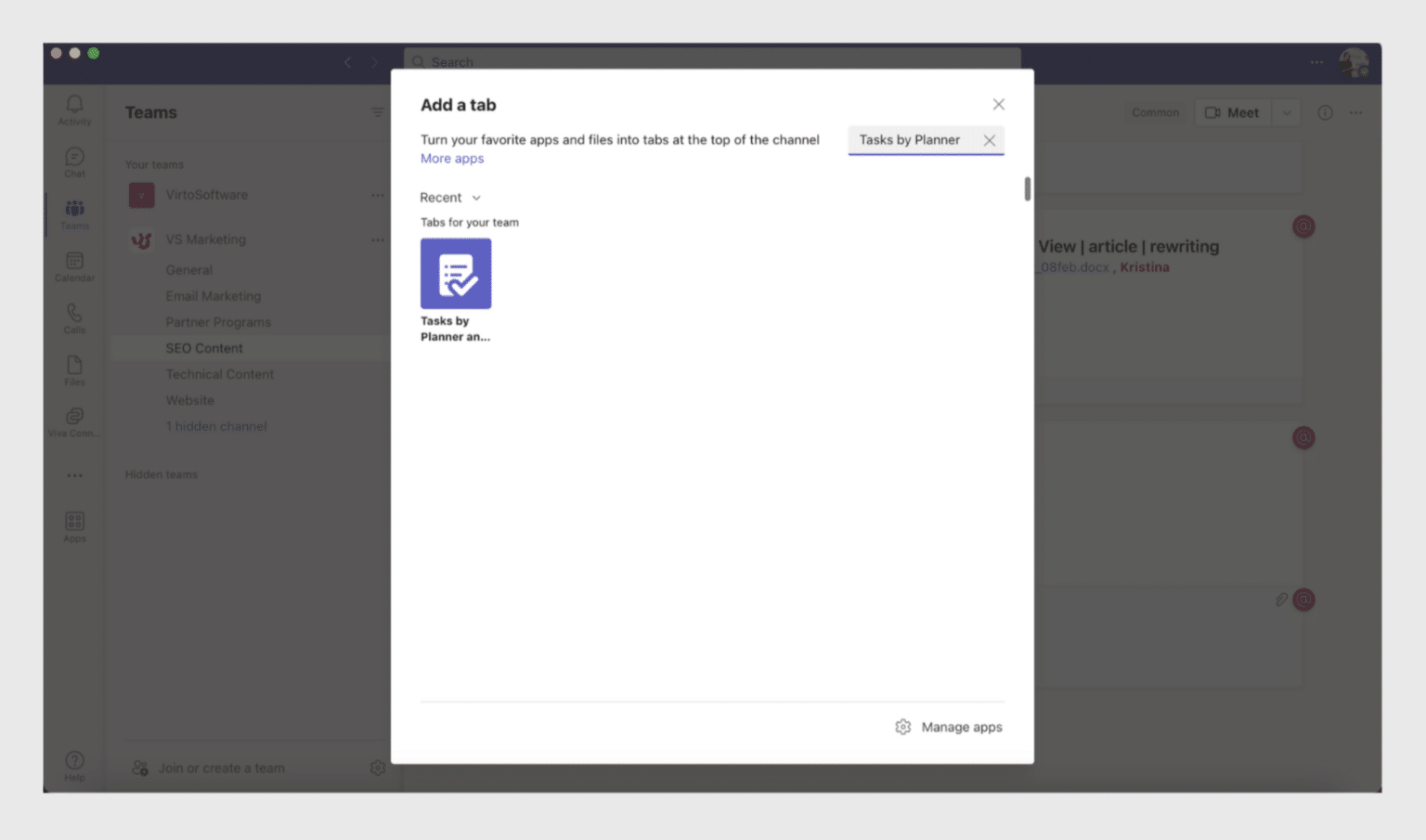 How to Show Microsoft Planner Tasks in Microsoft Teams in Calendar View