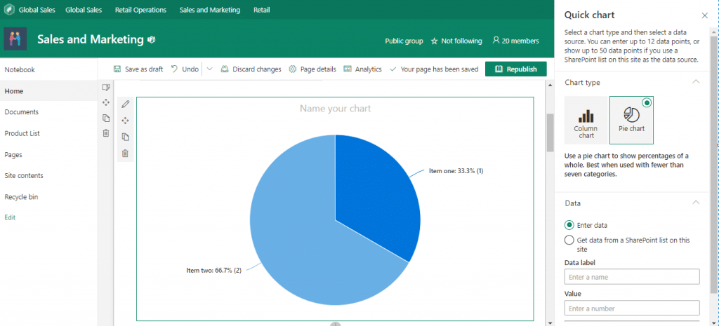 Chart in SharePoint. How to Display Excel Chart in SharePoint?