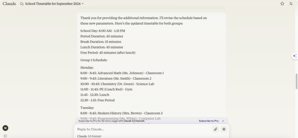 AI Tools for School Schedules and Timetables: Prompts & Guide