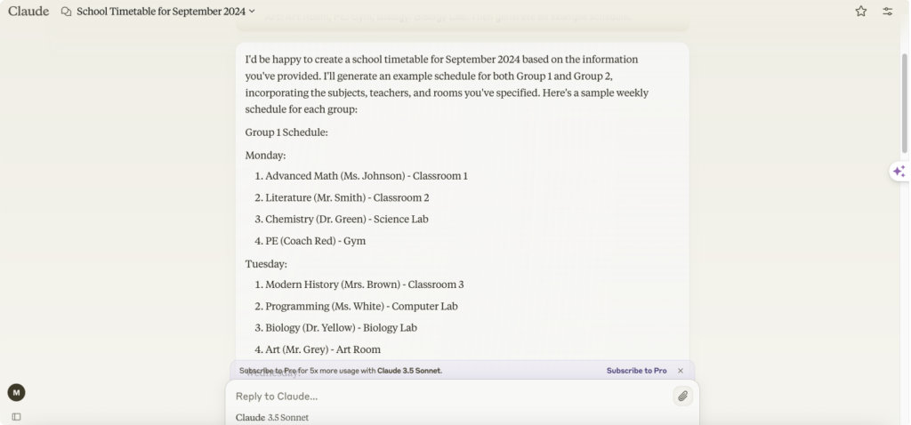 AI Tools for School Schedules and Timetables: Prompts & Guide