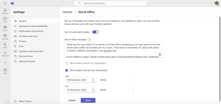 How to Set Out of Office in Teams: A Complete Guide