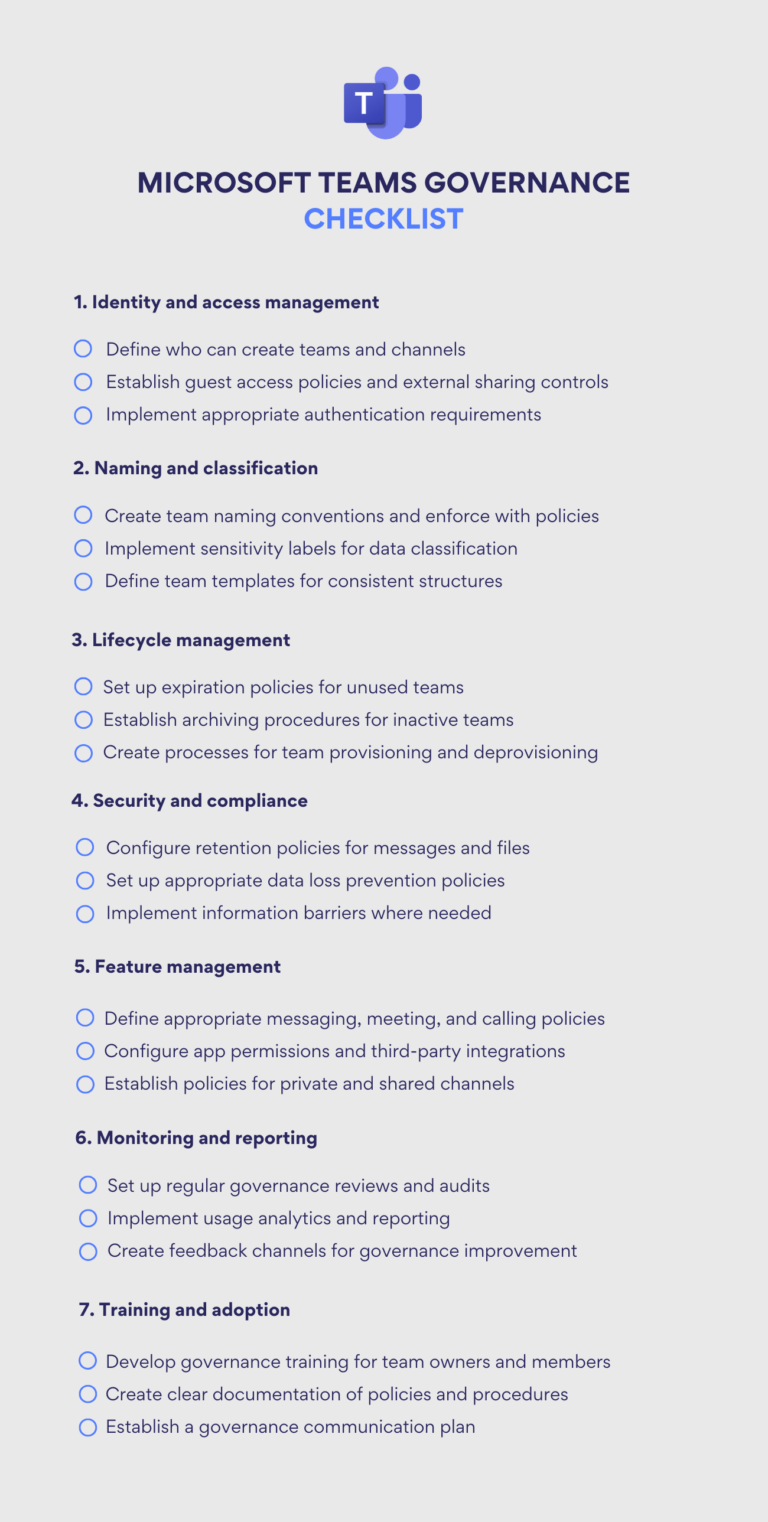 Microsoft Teams Governance Best Practices & Strategies