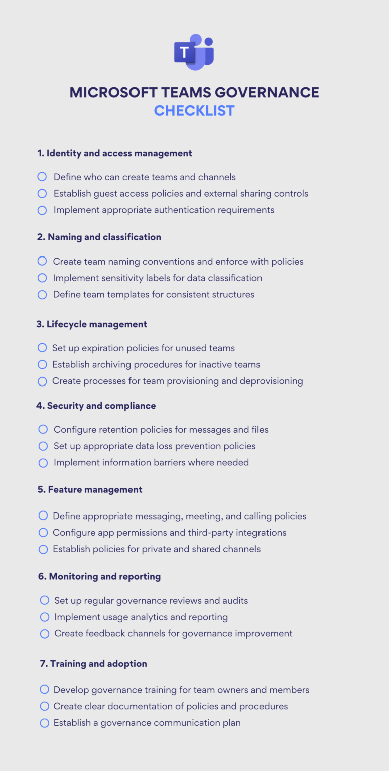 Microsoft Teams Governance Best Practices & Strategies