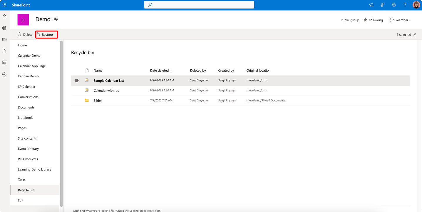 SharePoint Recycle Bin: Access, Restore, and Manage